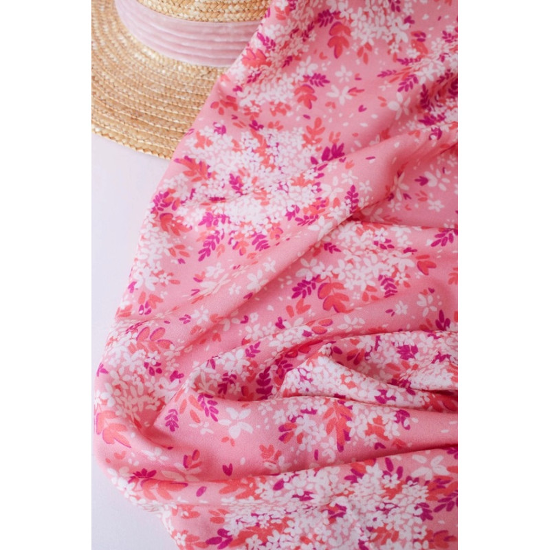 Lise Tailor - Serenade Viscose- Rose | Fine Fabrics Canada